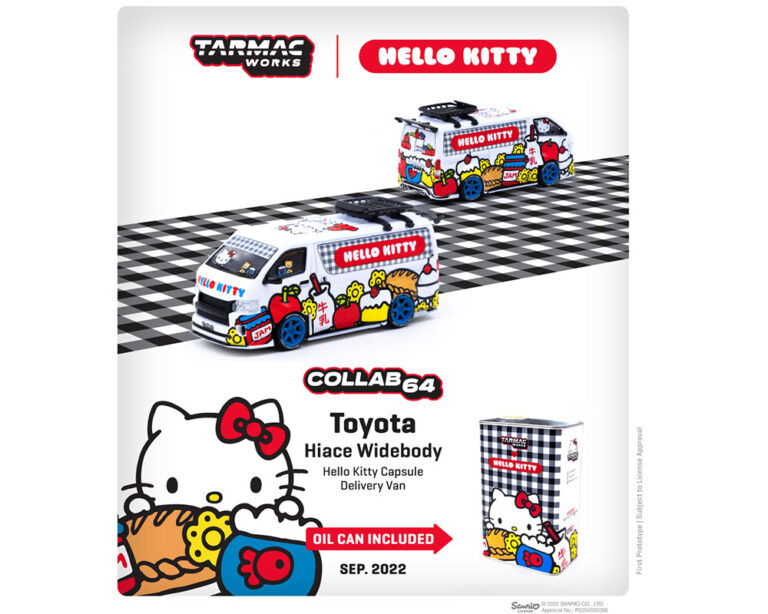 Tarmac Works 1:64 Toyota Hiace Widebody Tarmac Works X Hello Kitty ...