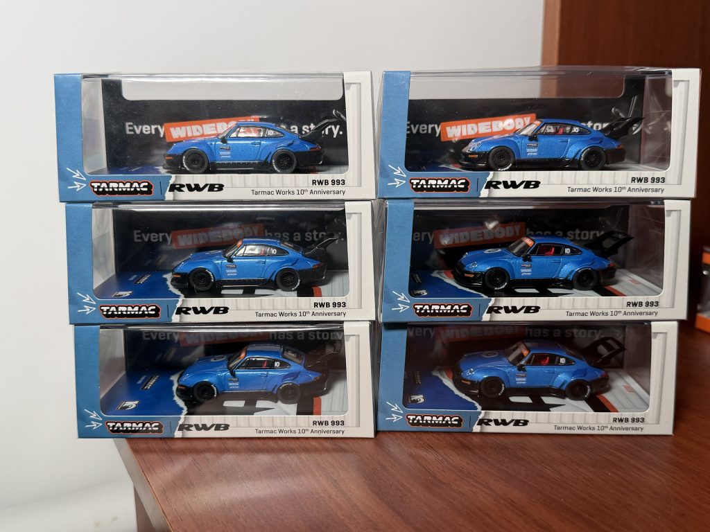 TARMAC WORKS HOBBY64 1/64 RWB 993 Tarmac Works 10th Anniversary | HW Bogotá