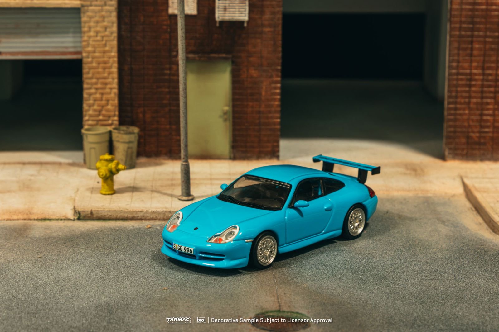 TARMAC WORKS GLOBAL64 1/64 Porsche 911 GT3 (type 996) Light Blue | HW ...