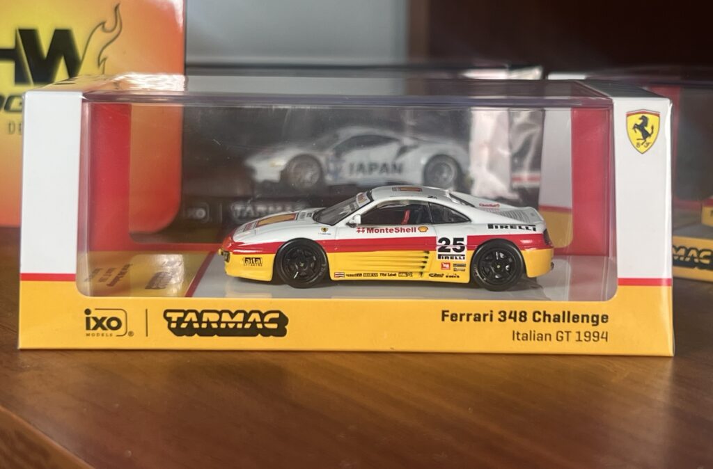 Tarmac Works x IXO Ferrari 1:64 Ferrari 348 Challenge Shell Racing | HW ...