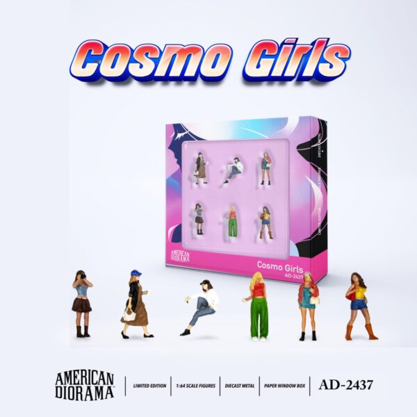 *PREORDEN* American Diorama 1:64 Figure set - Cosmo Girls | HW Bogotá