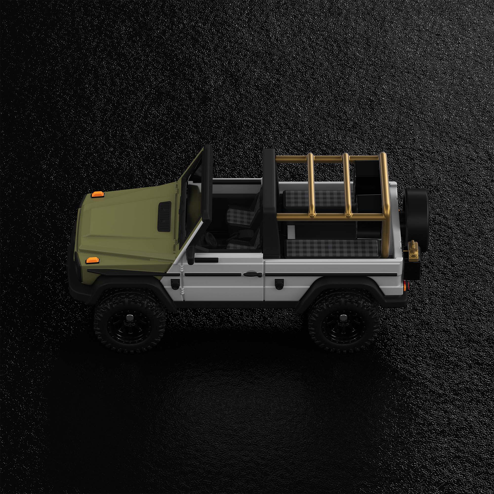 Hot Wheels x Mercedes-Benz Project G-class Past II Future designed by ...