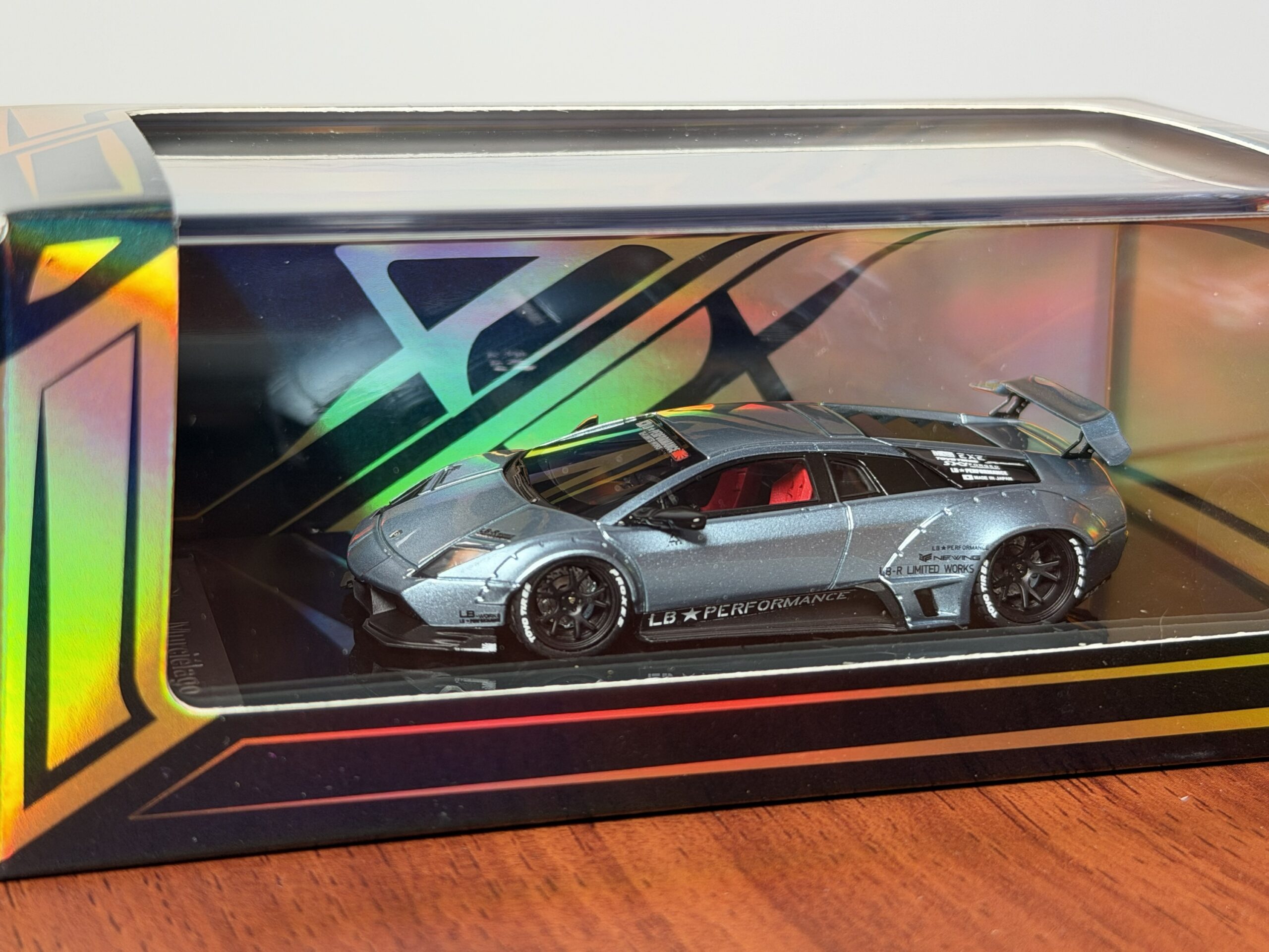 Error404 1:64 Lamborghini Murcielago LP640 LBWK Ice blue Alerón Bajo en ...
