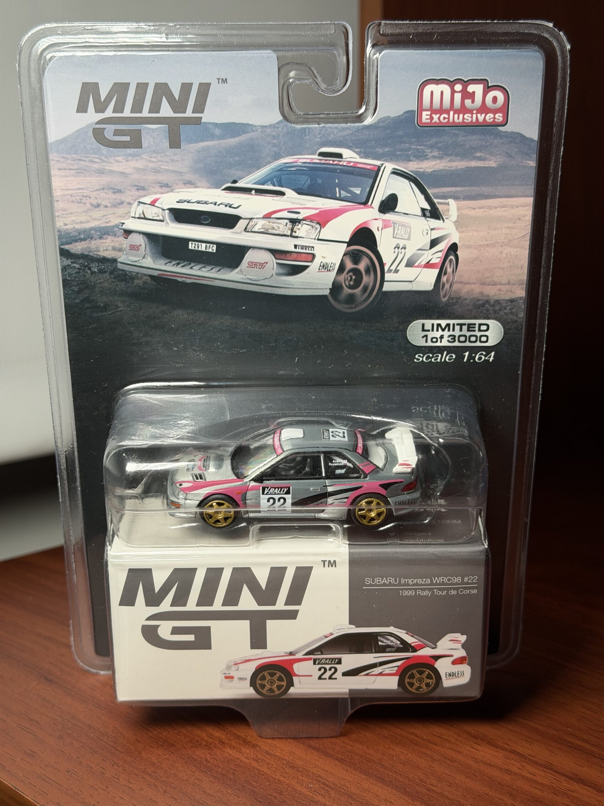 *CHASE* Mini GT 1:64 Subaru Impreza WRC98 1999 Rally Tour de Corse #22 ...