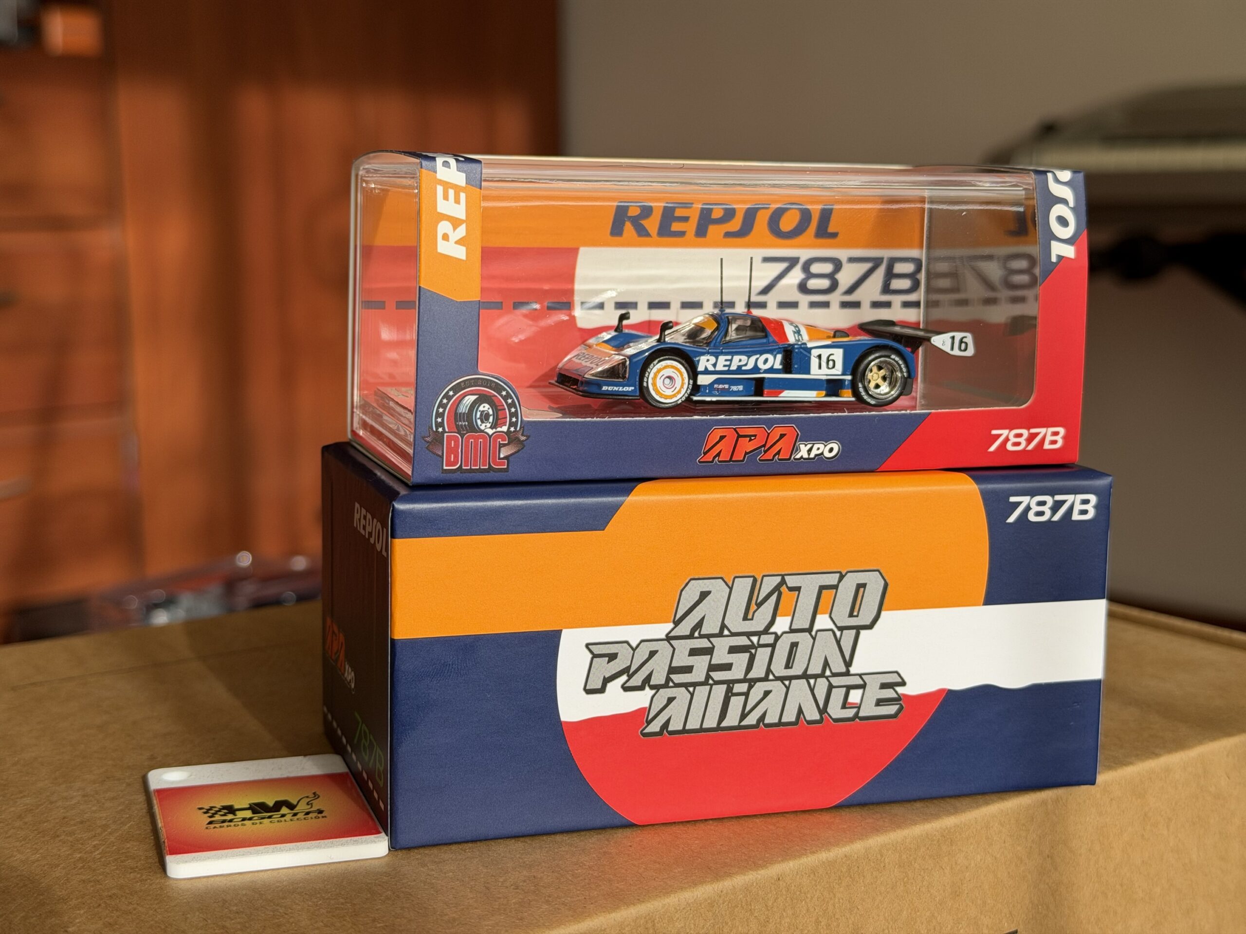 BMC Models x APA XPO 1:64 Scale Repsol Mazda 787B Blue Limited | HW Bogotá