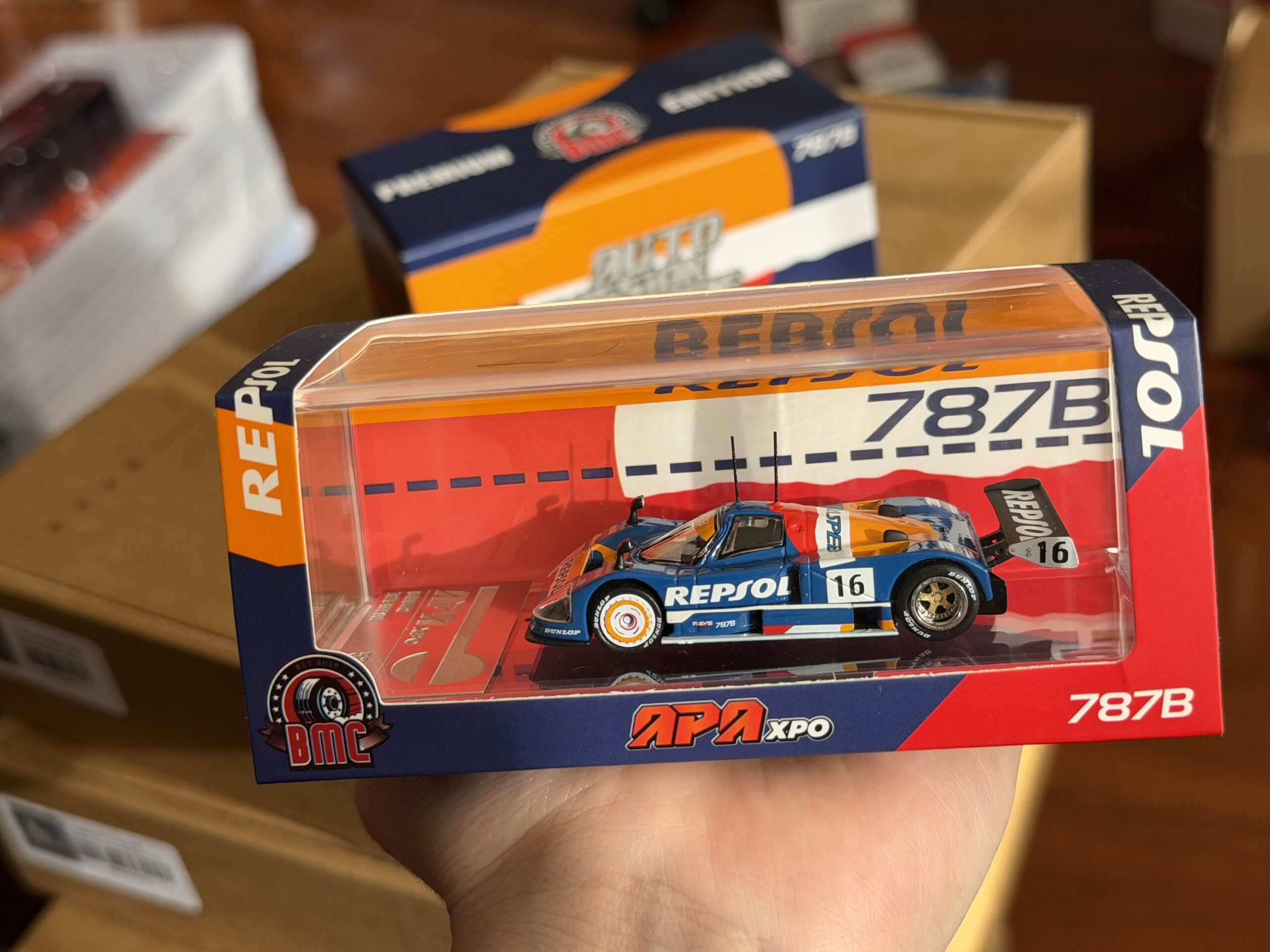 BMC Models x APA XPO 1:64 Scale Repsol Mazda 787B Blue Limited | HW Bogotá