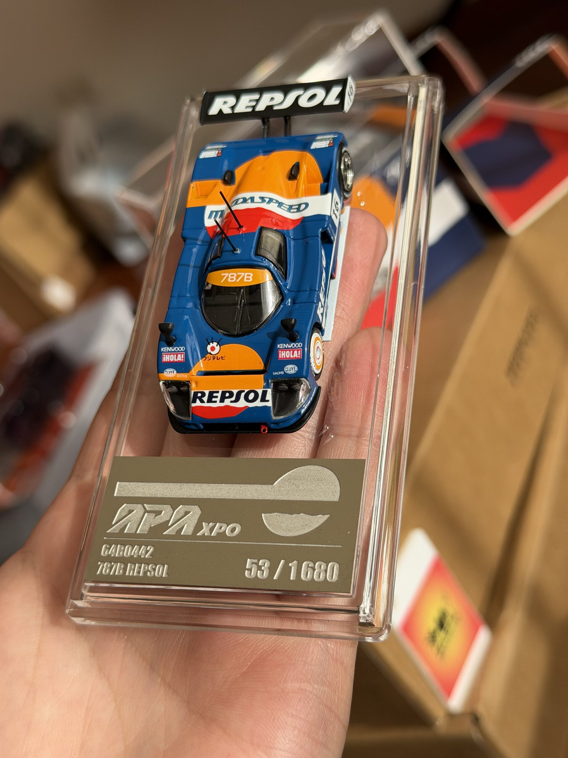 BMC Models x APA XPO 1:64 Scale Repsol Mazda 787B Blue Limited | HW Bogotá