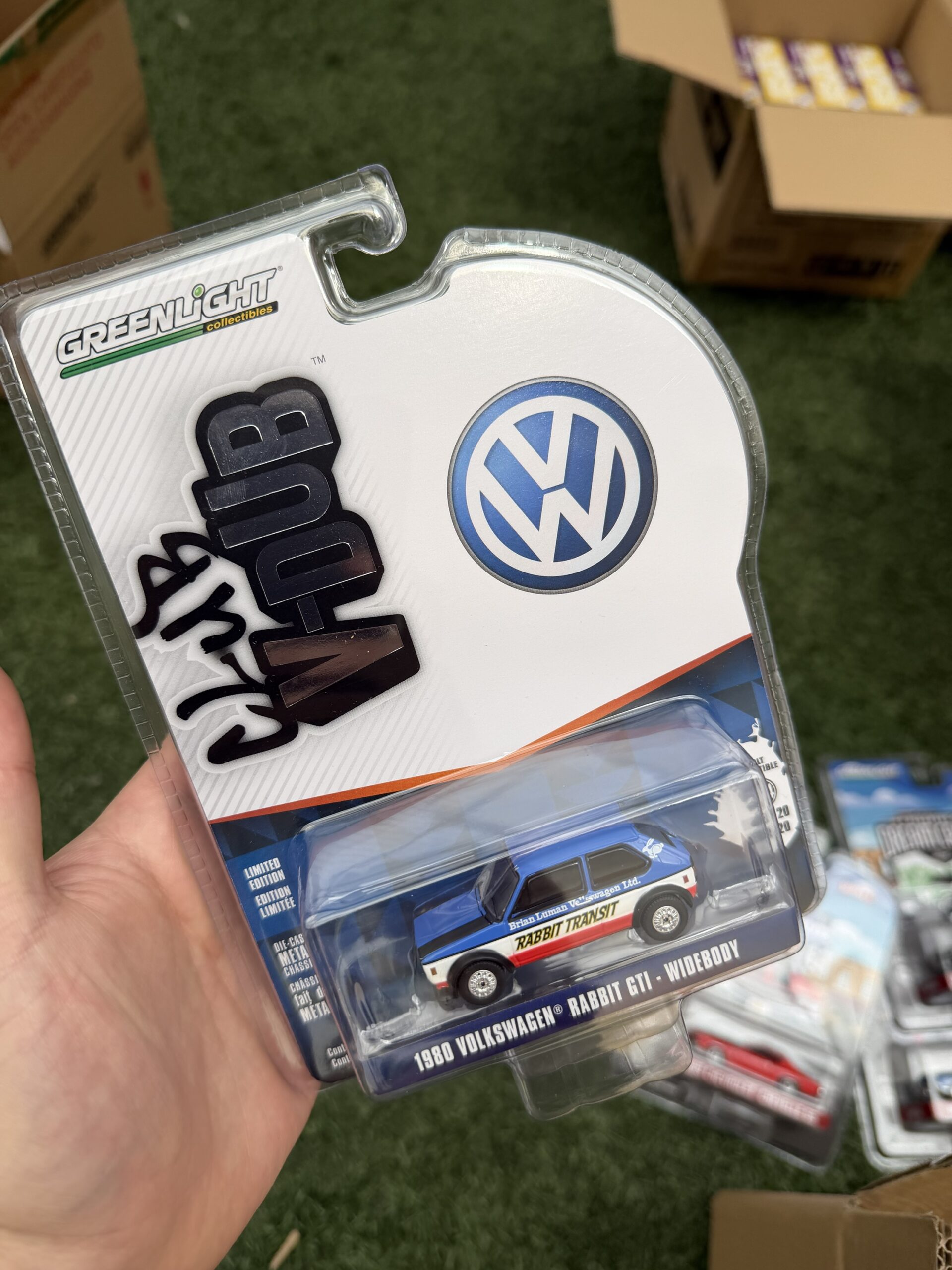 Greenlight 1:64 1980 Volkswagen Rabbit GTI Widebody "Rabbit Transit ...