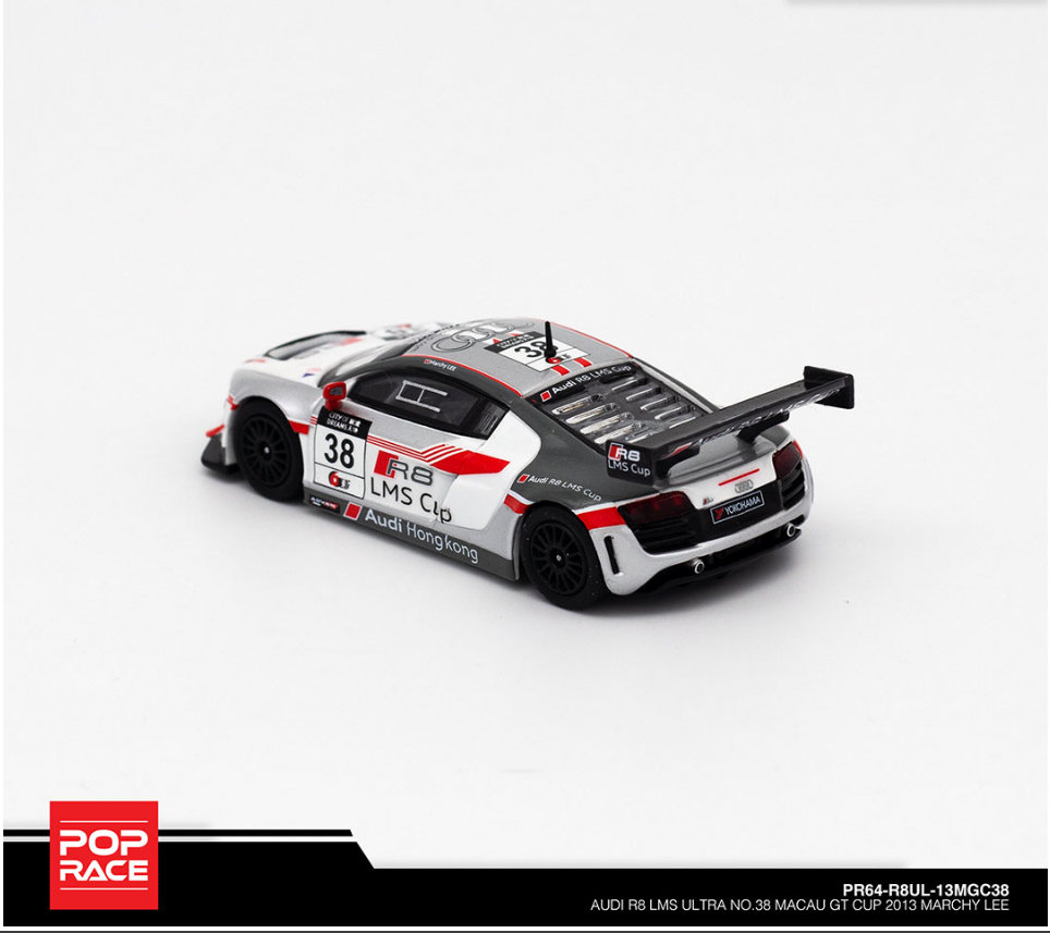 1:64 POP RACE Audi R8 LMS Ultra No.38 Macau GT Cup 2013 Marchy Lee | HW ...