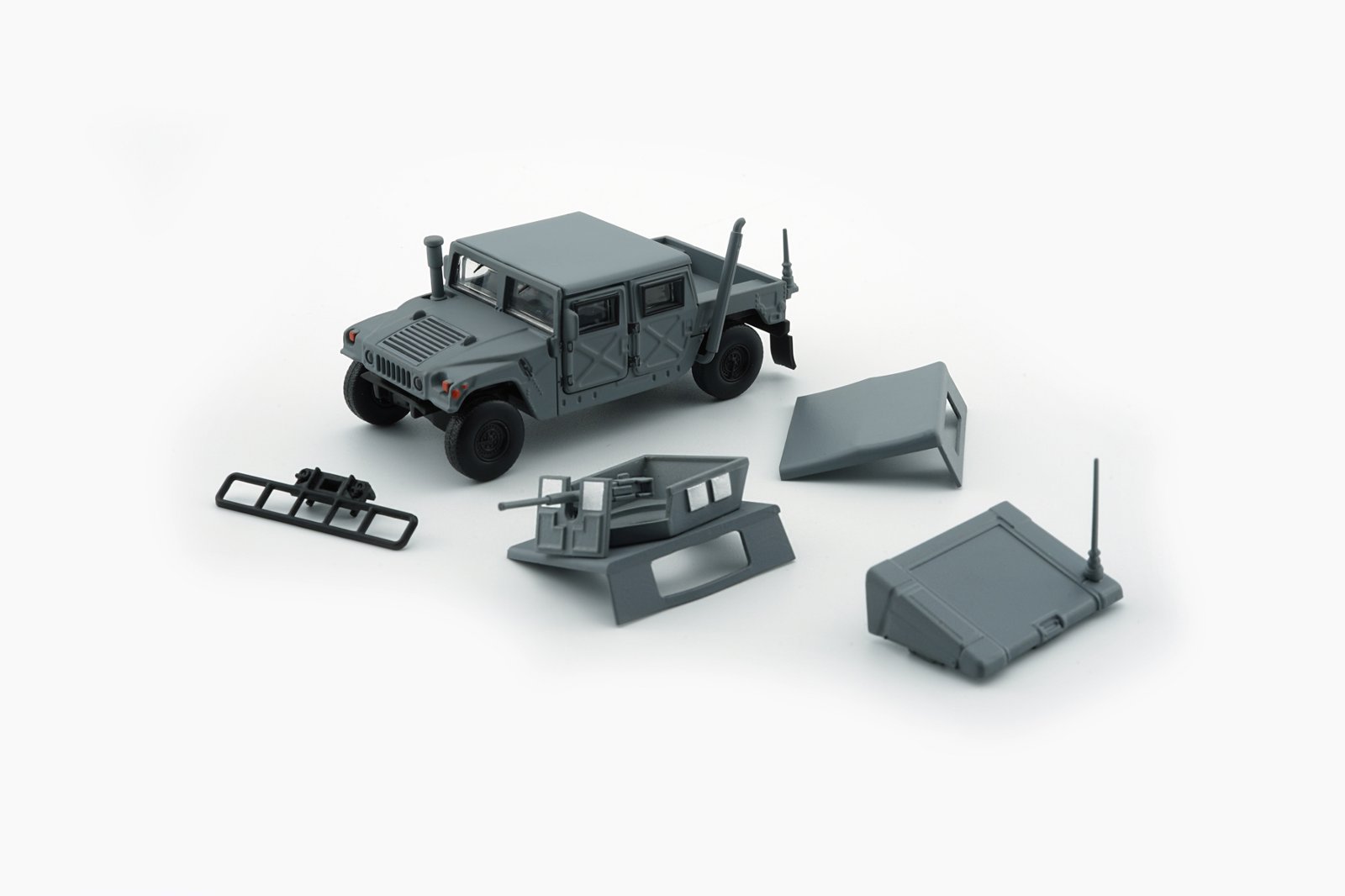 BM Creations 1:64 Humvee 4-CT - Matte Dark Grey | HW Bogotá