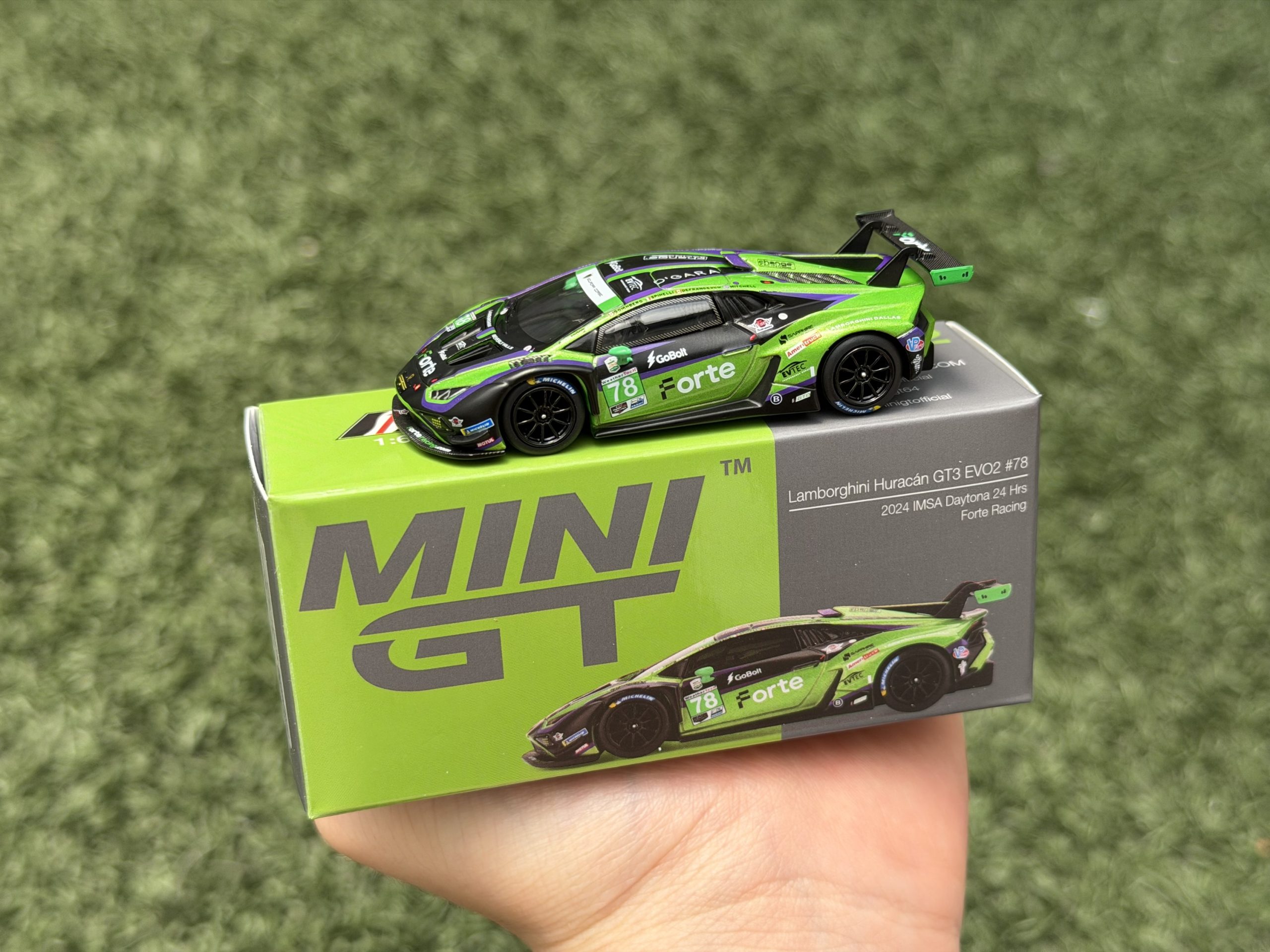 Lamborghini Huracán GT3 EVO2 #78 Forte Racing 2024 IMSA Daytona 24 Hrs ...