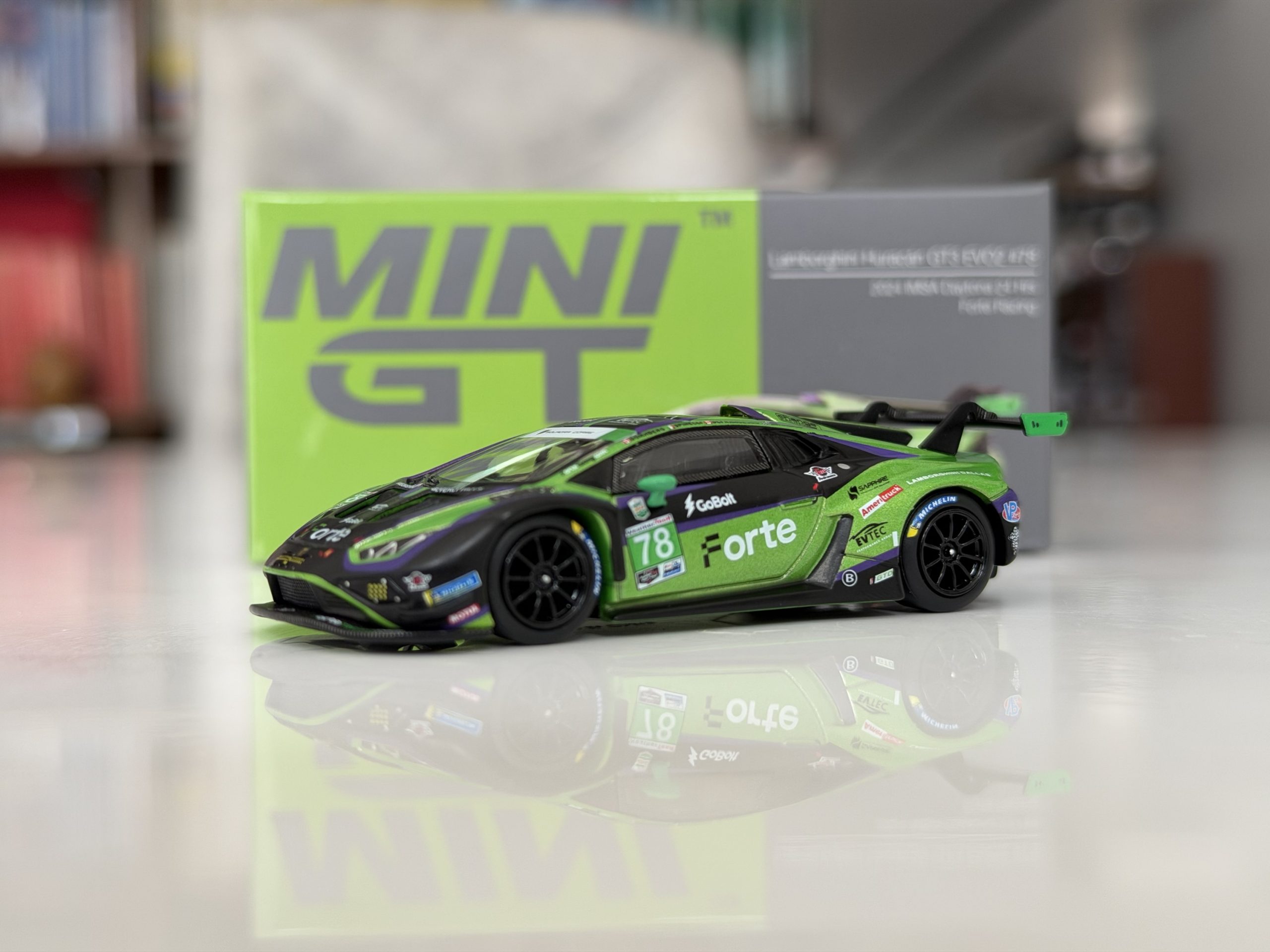 Lamborghini Huracán GT3 EVO2 #78 Forte Racing 2024 IMSA Daytona 24 Hrs ...