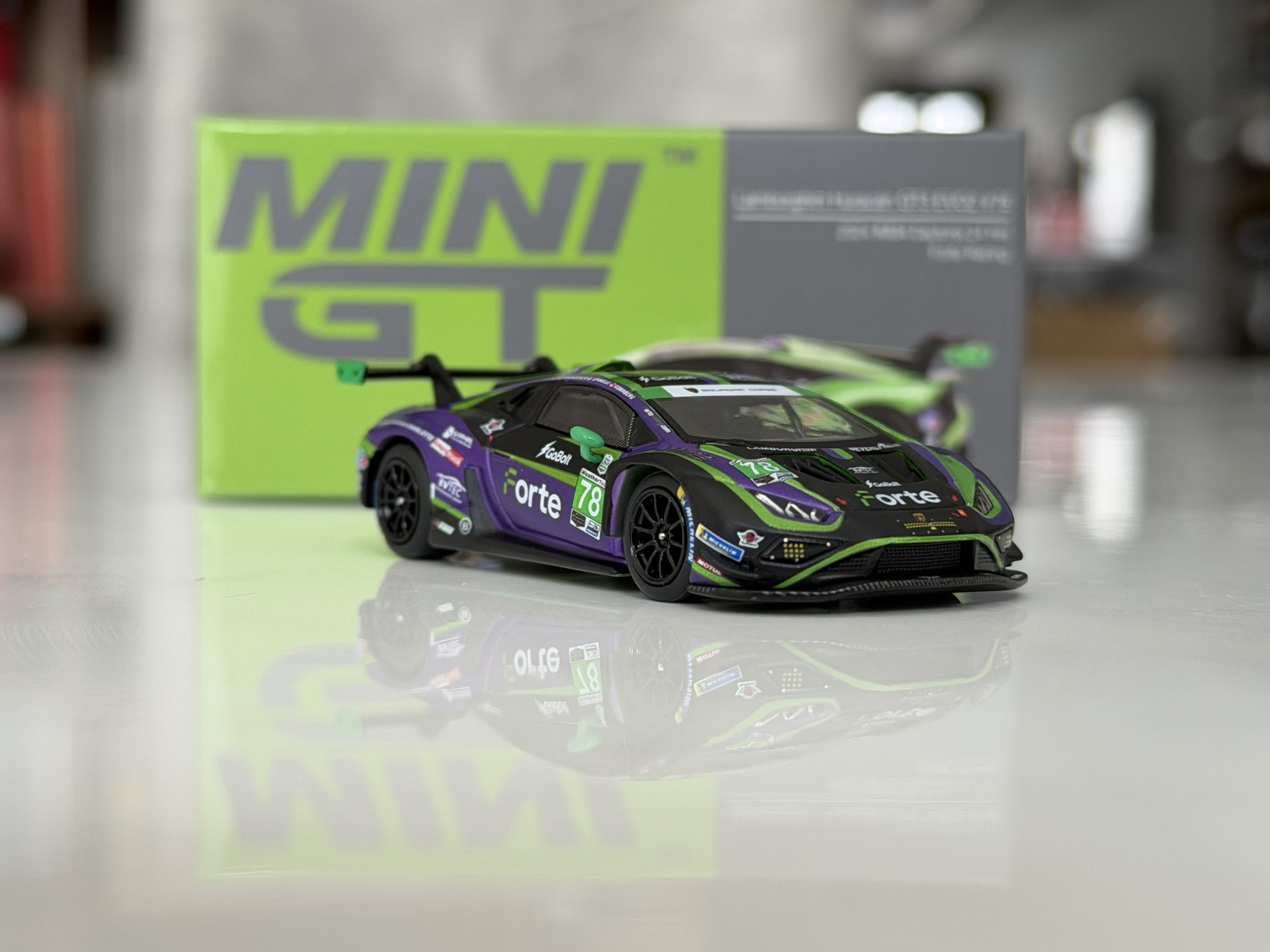 Lamborghini Huracán GT3 EVO2 #78 Forte Racing 2024 IMSA Daytona 24 Hrs ...